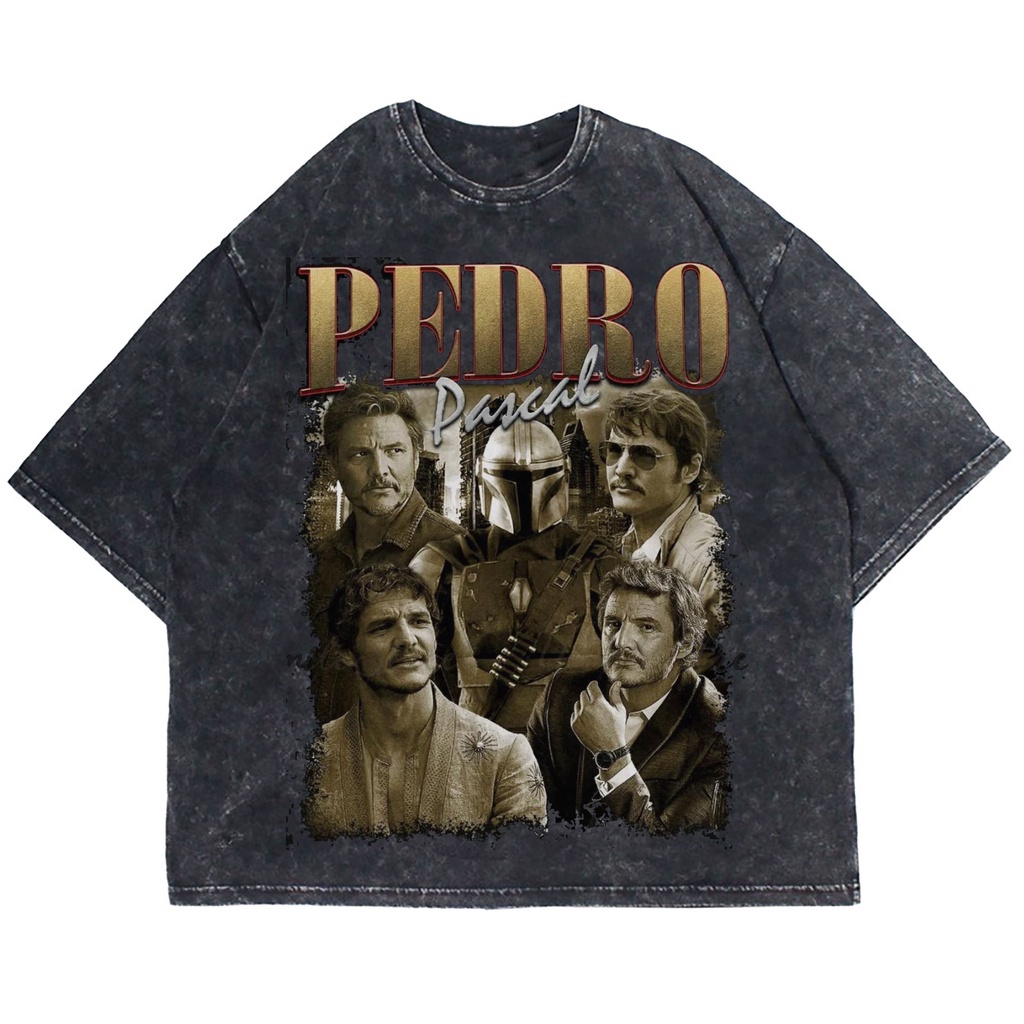 Jual Patternmerch "Pedro pascal retro bootleg" Oversize T-shirt ...