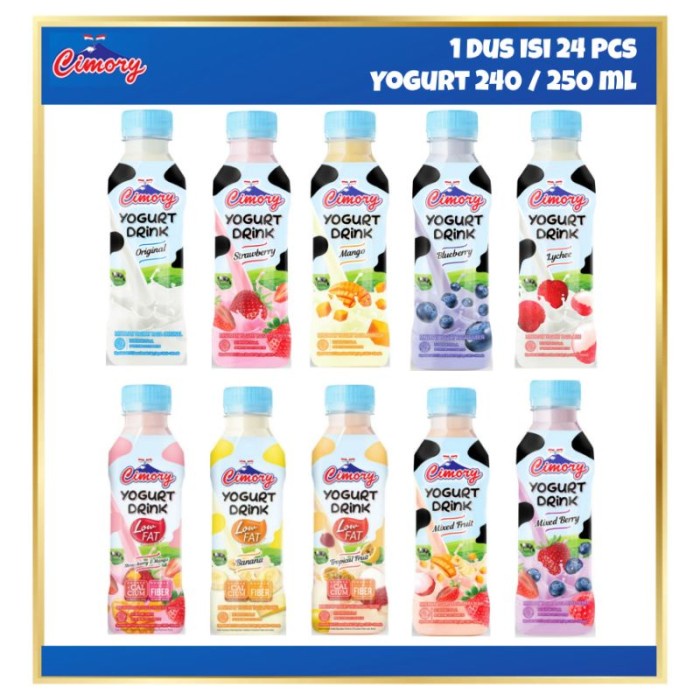 Jual Cimory Yoghurt yg Drink Botol 240 ml Rasa | Shopee Indonesia