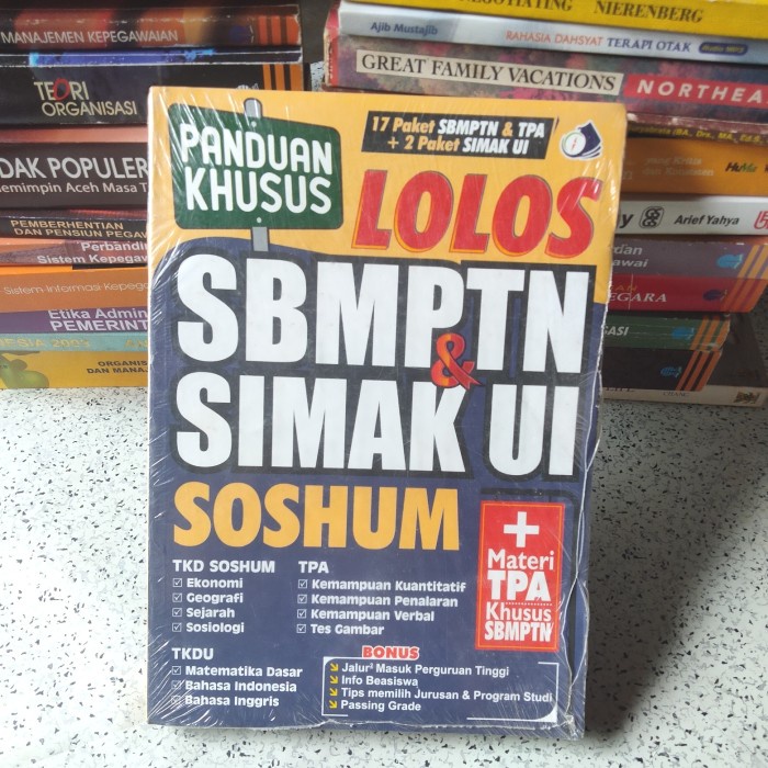 Jual Buku Psikotes, Panduan Khusus Lolos SBMPTN SIMAK UI SOSHUM ... Jual Buku Psikotes, Panduan Khusus Lolos SBMPTN SIMAK UI SOSHUM ...