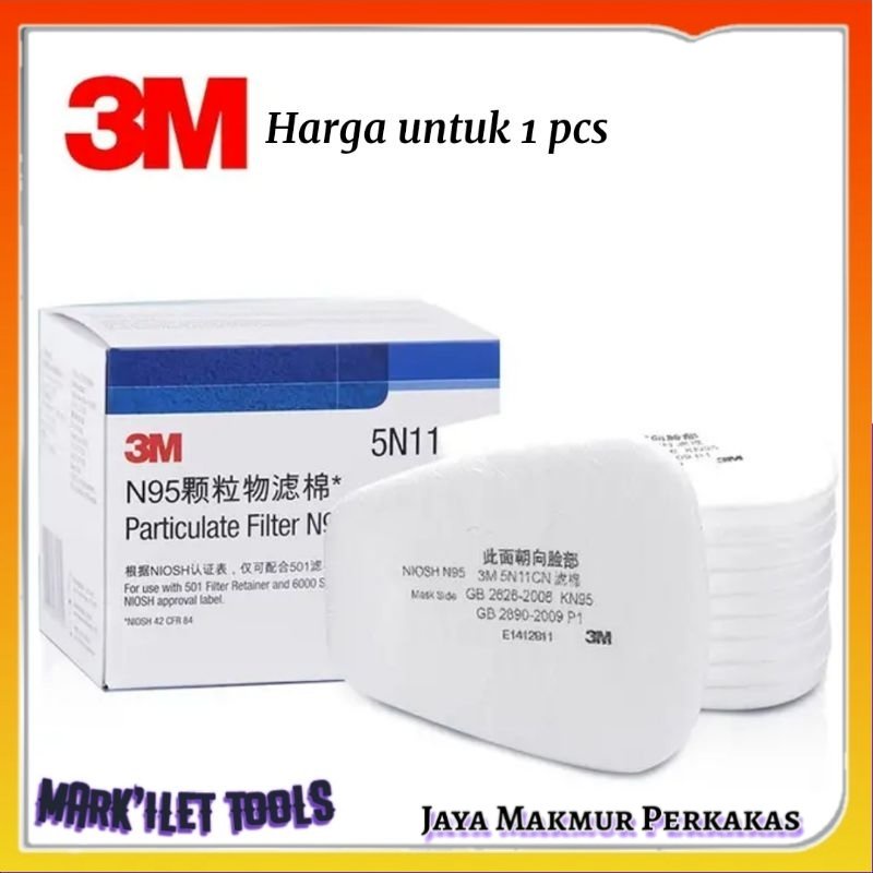 Jual Filter masker Respirator 5N11 N95 untuk Respirator 6200 7502 6800 ...