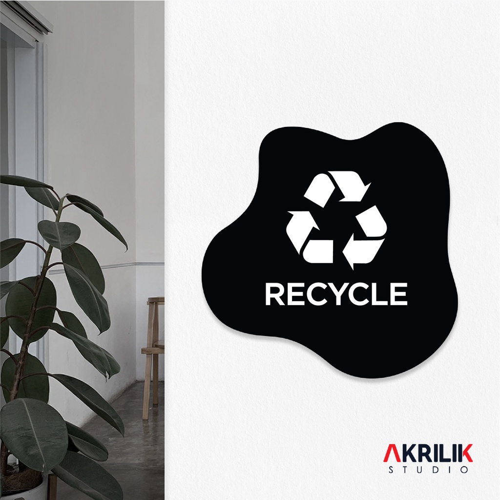 Jual Sign Board Akrilik Recycle Papan Acrylic Signage Tempel Dinding ...