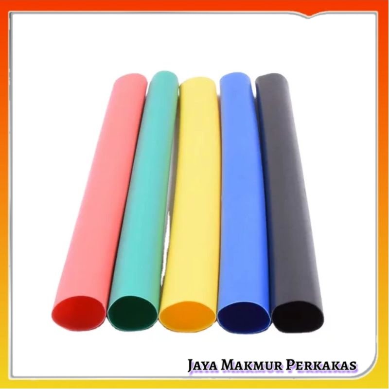 Jual isolator panas menyusut / heat shrink tube selongsong bakar warna ...
