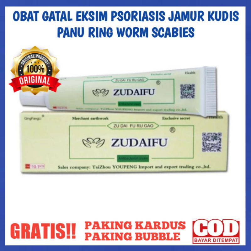 Jual Zudaifu Obat Gatal Eksim Psoriasis Jamur Kudis Panu Ring Worm XOD ...