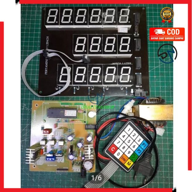 Jual CPU Pom Mini Ac Display Segmen Seven + Trafo 2A Kabel Sikring Dan ...