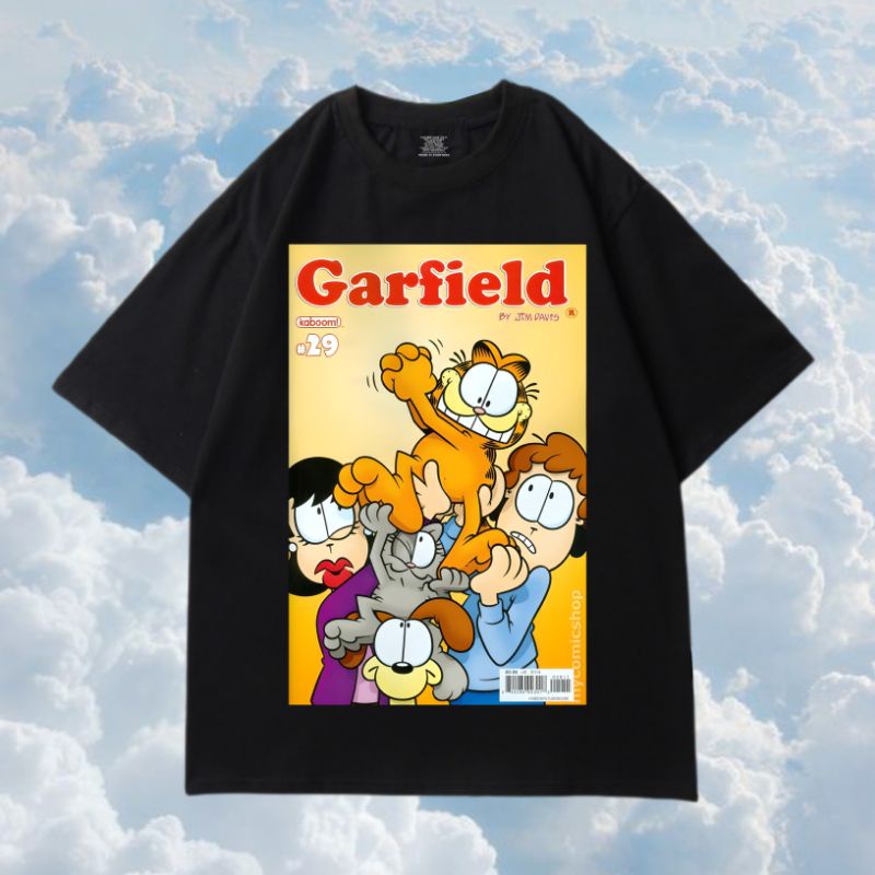 Jual T SHIRT GARFIELD EDITION KAOS BAJU GARFIED KUCING OREN TERLARIS ...