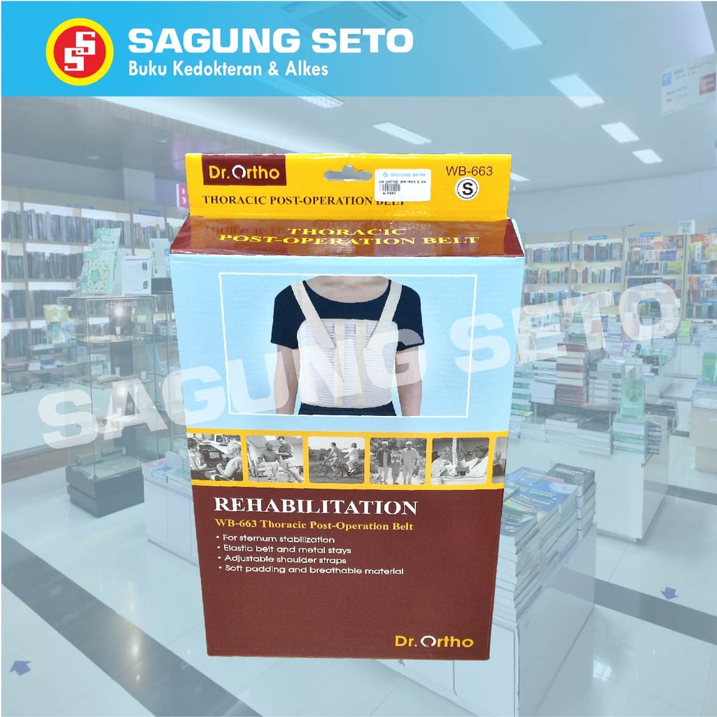 Jual DR ORTHO WB-663 S THORACIC POST-OPERATION BELT (UKURAN S) | Shopee ...