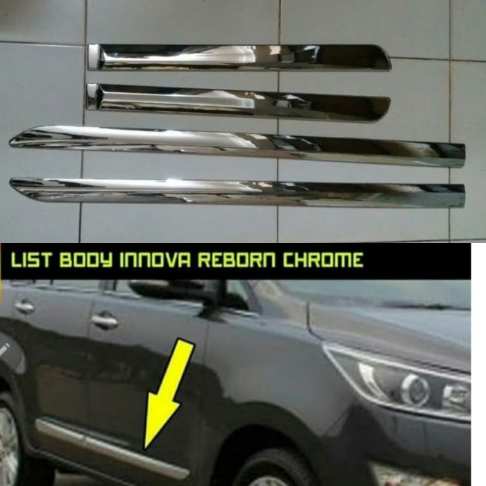 Jual List body chrome TOYOTA INNOVA REBORN | Shopee Indonesia