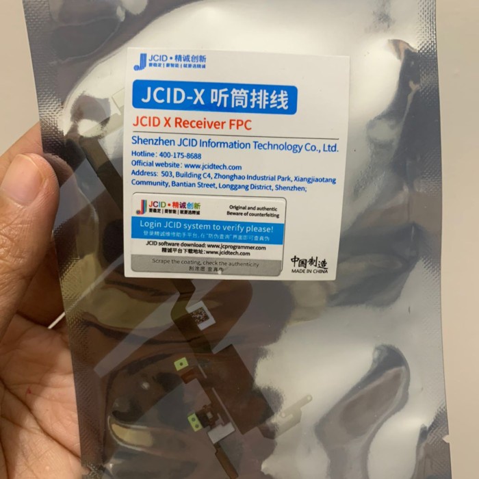 Jual JC Face ID Receiver FPC Fleksibel True tone dan Face id iPhone x ...