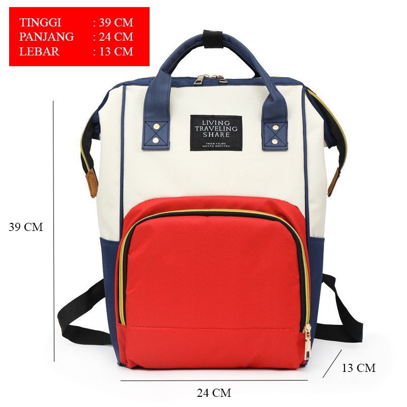 Jual Mother and baby bag large capacity portable backpack outdoor ...