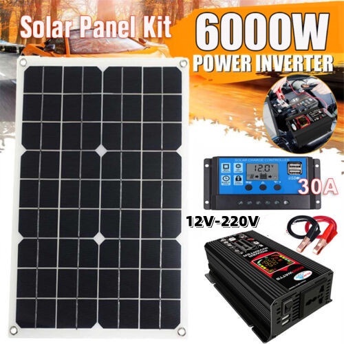 Jual 【PROMO】220V 500W Solar Panel Kit / Inverter Tenaga Surya Untuk ...