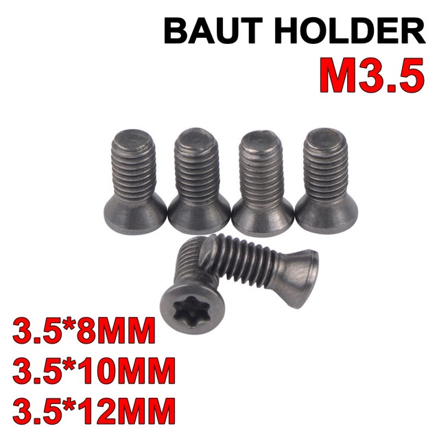 Jual Baut Holder M 3.5 X 10 Screw Bintang M3.5X10 Insert Bubut Milling ...