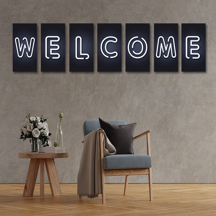 Jual Kamilastorindo Dekorasi Rumah Poster Kayu Huruf Alphabet Wall ...