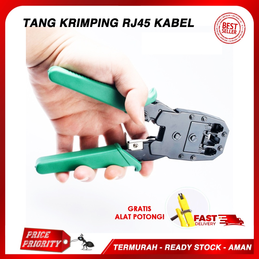 Jual Crimping Tools Tang Krimping Kabel Lan RJ45 RJ11 Internet Alat ...