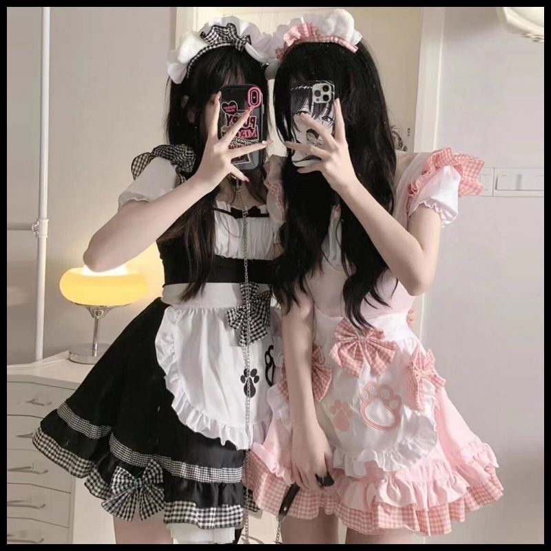Jual Maid Cos Maid Soft Girl Maid Clothing Rita cosplay Kawaii Uniform ...