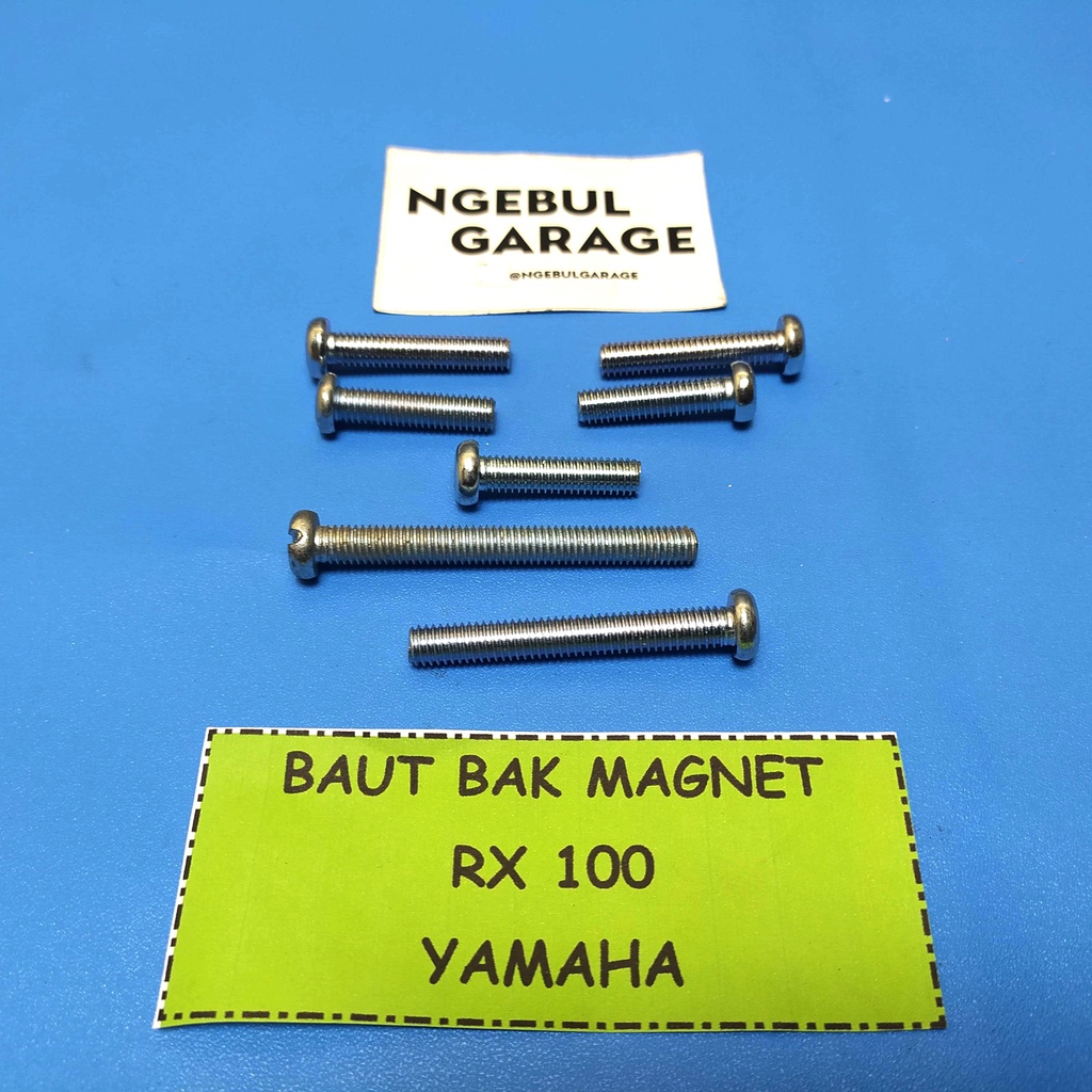 Jual Baut Bak Magnet RX100 RX 100 YAMAHA SILVER | Shopee Indonesia