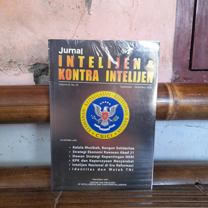 Jual ASLI BUKU Jurnal Intelijen & Kontra Intelijen September 2010 CSICI ...