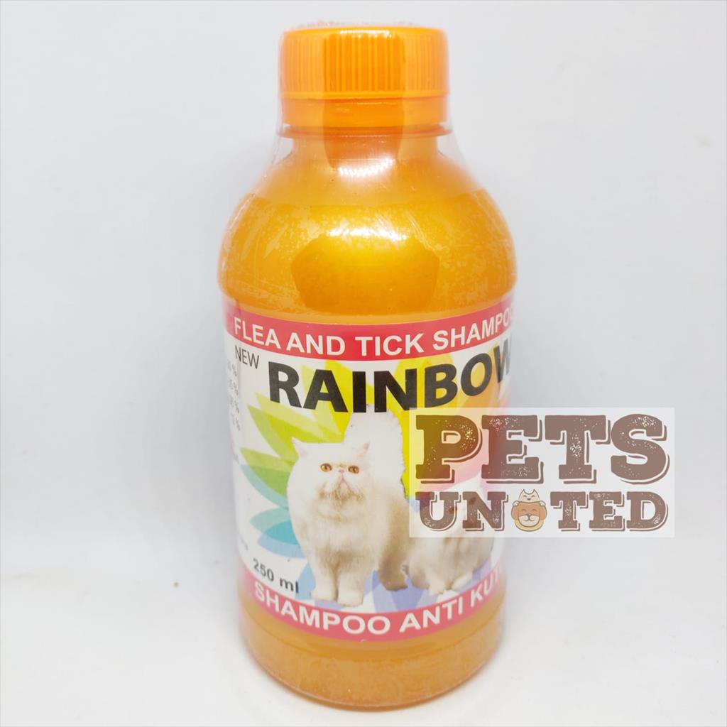 Jual RAINBOW SHAMPOO ANTI KUTU KUCING 250ML | Shopee Indonesia