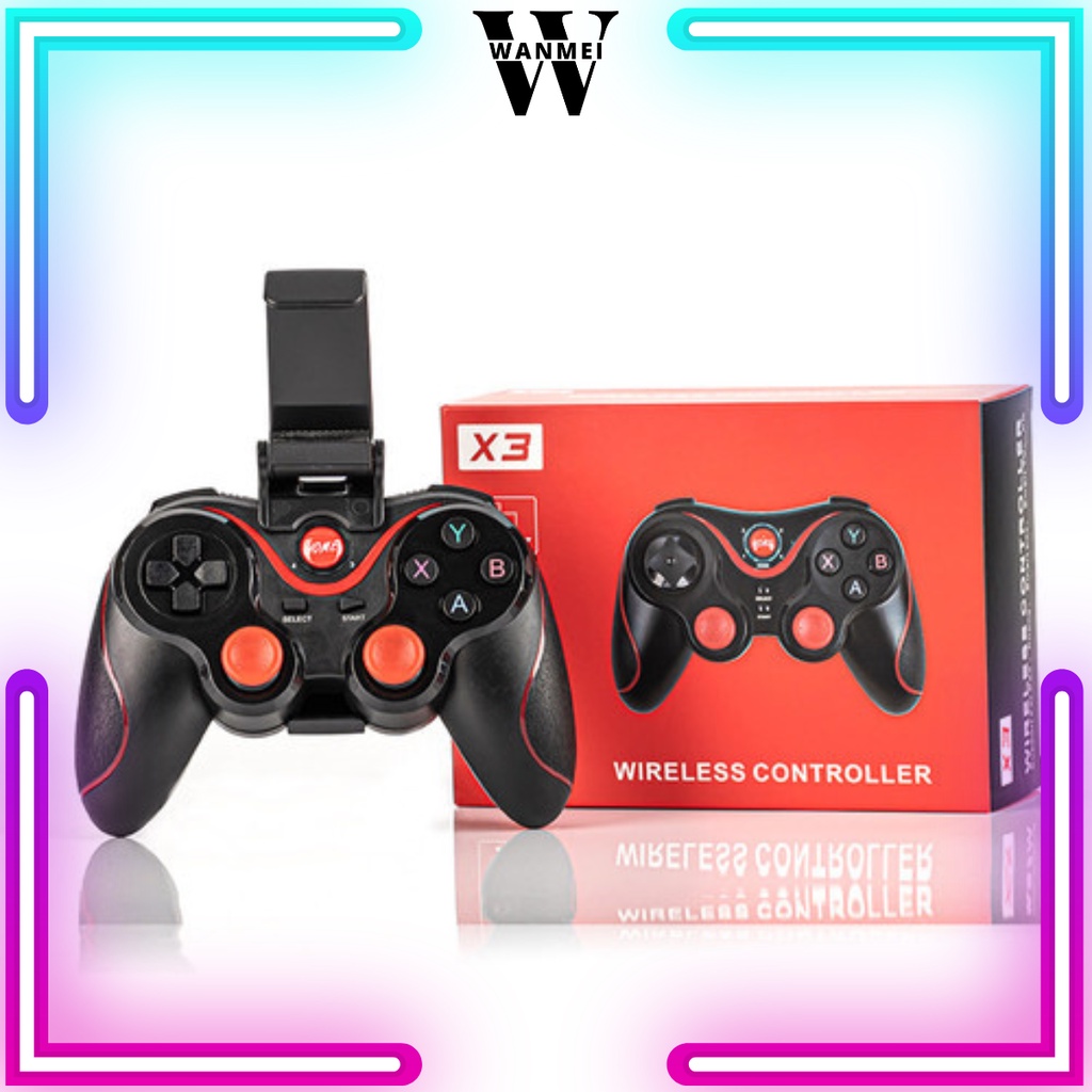 Jual WM Gamepad X3 Bluetooth Smartphone Holder Wireless Joystick PC Gamesir F1 | Shopee Indonesia
