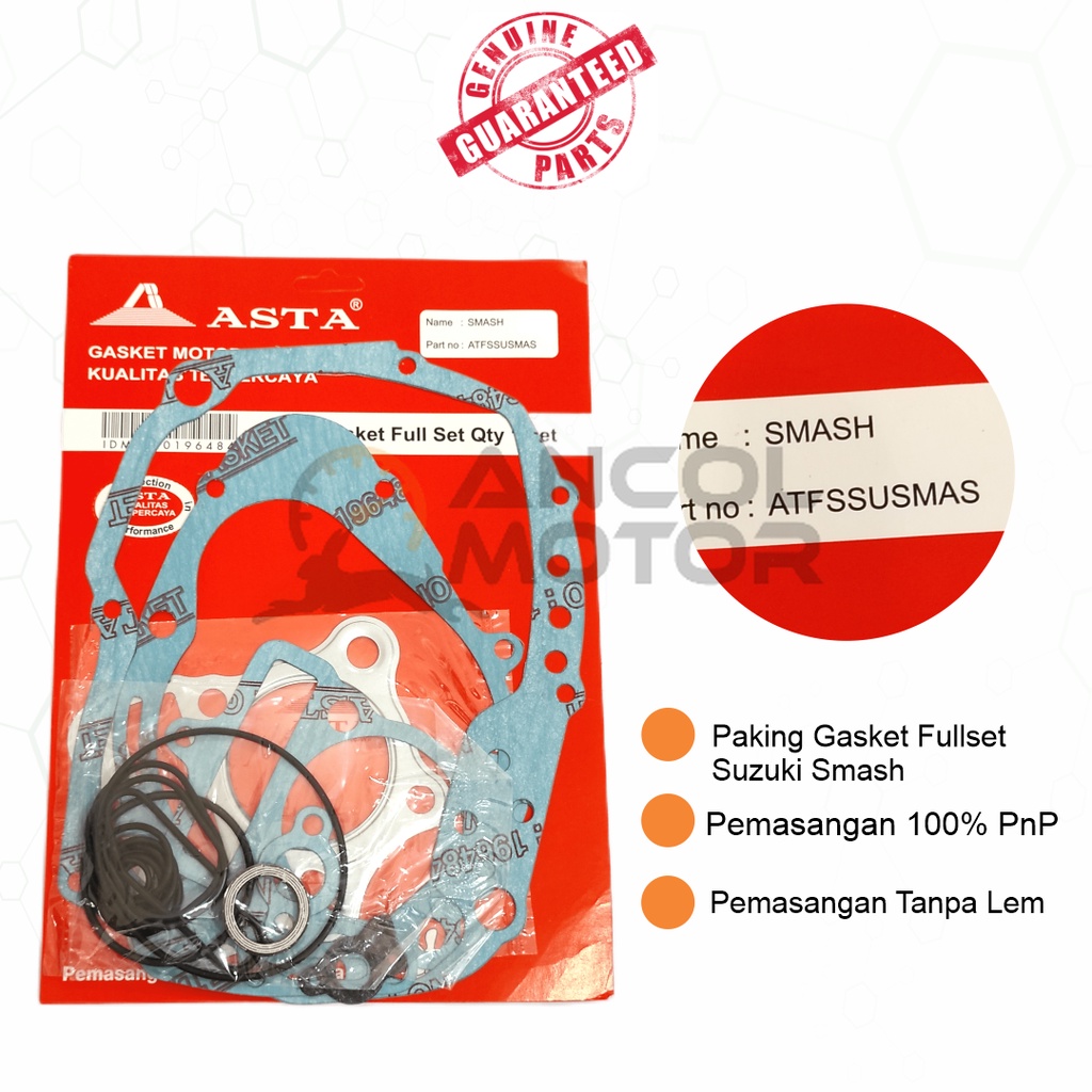 Jual FullSet Smash Paking Full Set Gasket Motor Suzuki | Shopee Indonesia