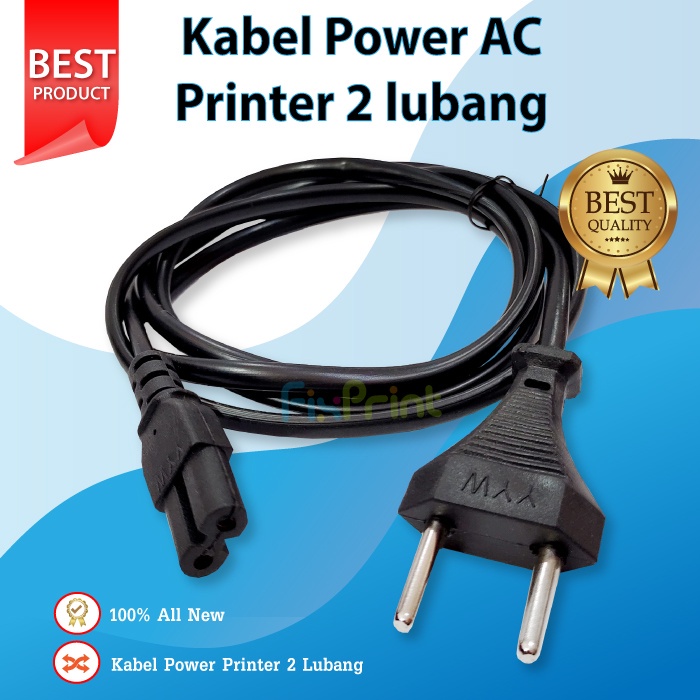 Jual Kabel Power Listrik 2 lubang utk Tape Radio PS Printer AC Cord ...