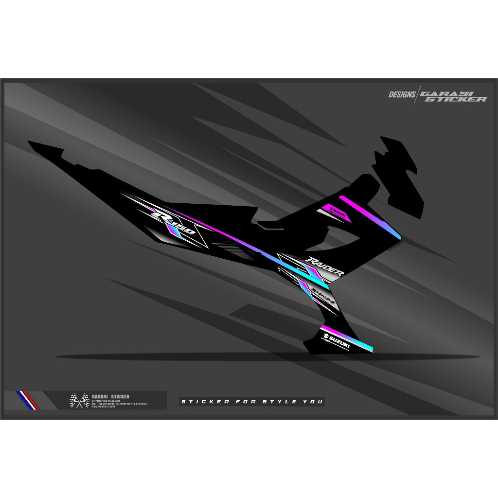 Jual Sticker Striping Stiker Sticker Motor Satria Fu Facelift R150Thai ...