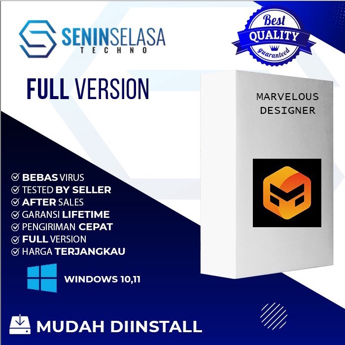 Jual Software Fashion Design: Marvelous Designer 2024 [WIN] | Shopee Indonesia