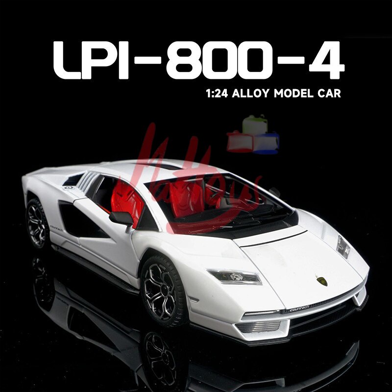Jual Diecast Jinlifang model Lamborghini Countach LPI-800-4 1:24 ...