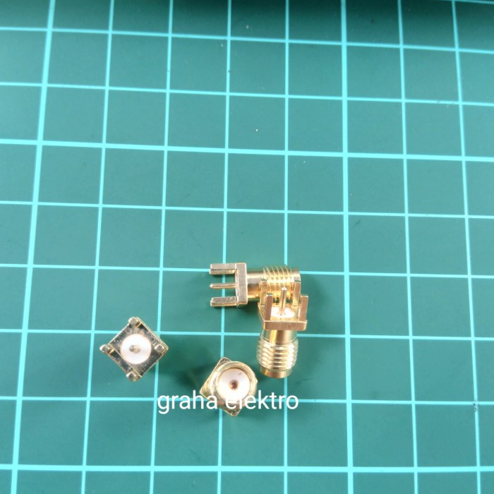 Jual pr sma konektor connector female persegi segi empat kotak pcb ...