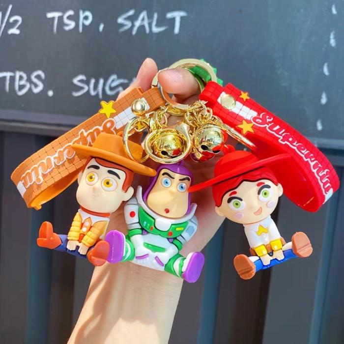 Jual ACC GEMOY - Gantungan Kunci Toy Story Woody Jessie Disney Keychain ...