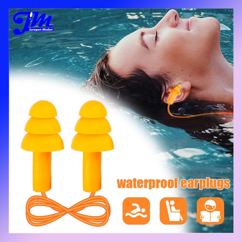 Jual Earplug UltraFit Corded Ear Plug Silicone Safety Anti Bising ...