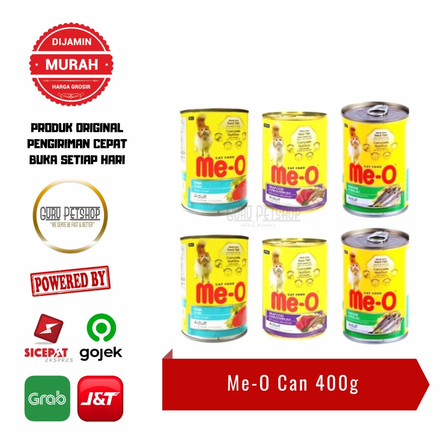 Jual Makanan Kucing Meo Kaleng 400gr Meo Wet Catfood Kaleng | Shopee ...