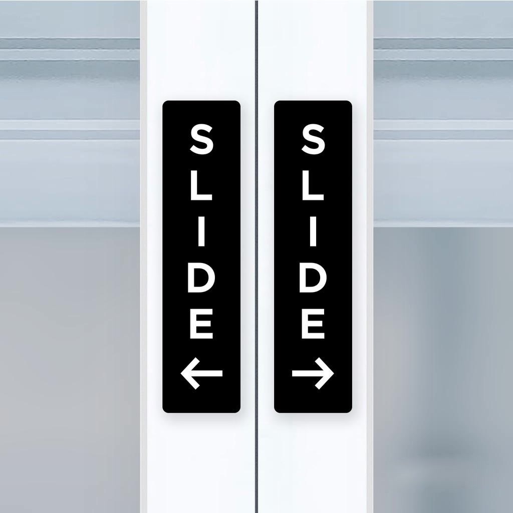 Jual Slide Sign Board Akrilik Slide Geser Signage Label Acrylic Pintu ...