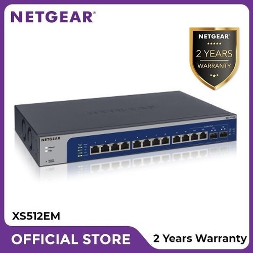 Jual NETGEAR XS512EM - 12-Port 10G-Gigabit/Multi-Gigabit Ethernet ... Jual NETGEAR XS512EM - 12-Port 10G-Gigabit/Multi-Gigabit Ethernet ...