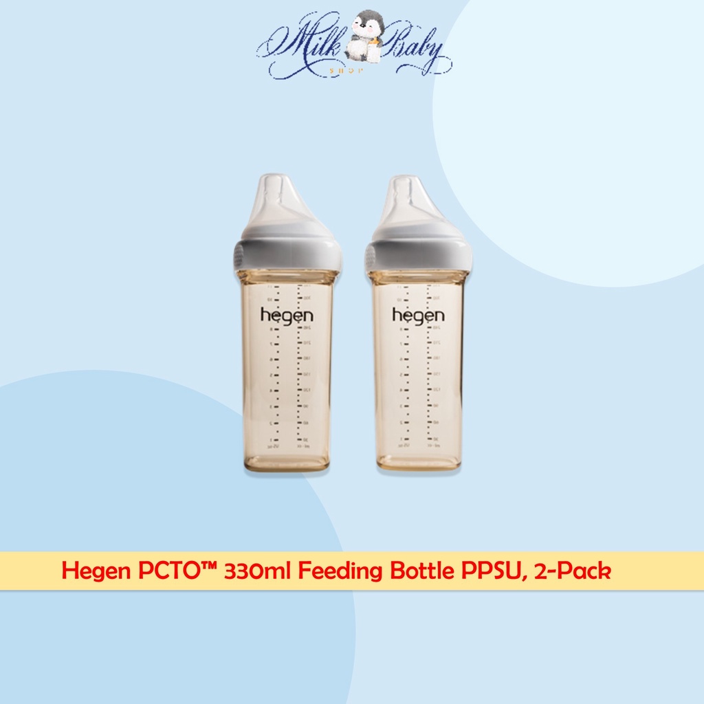 Jual Hegen PCTO™ 330ml Feeding Bottle PPSU, 2-Pack - Botol Susu Hegen | Shopee Indonesia