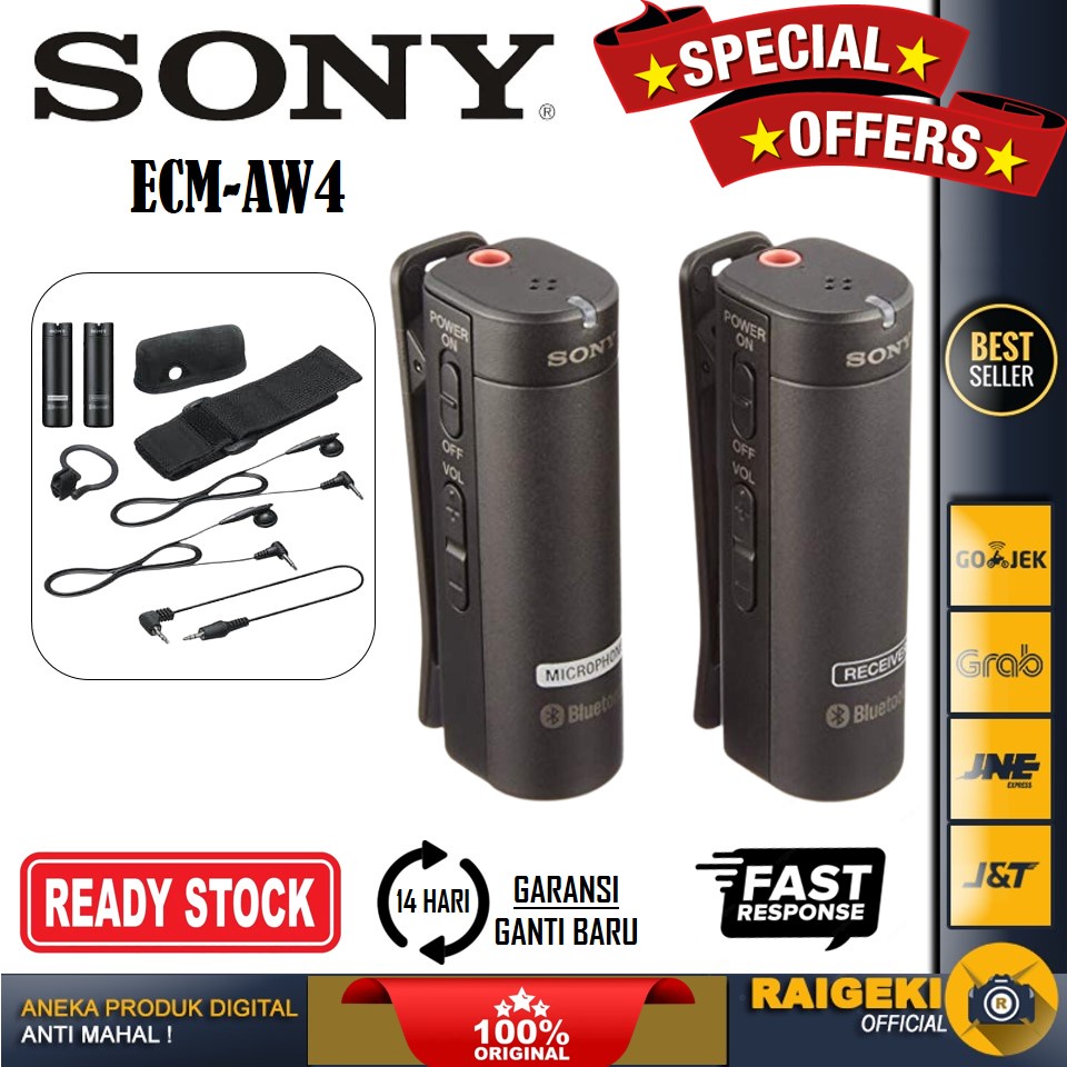 Jual Sony ECM-AW4 Bluetooth Wireless Microphone System | Shopee Indonesia
