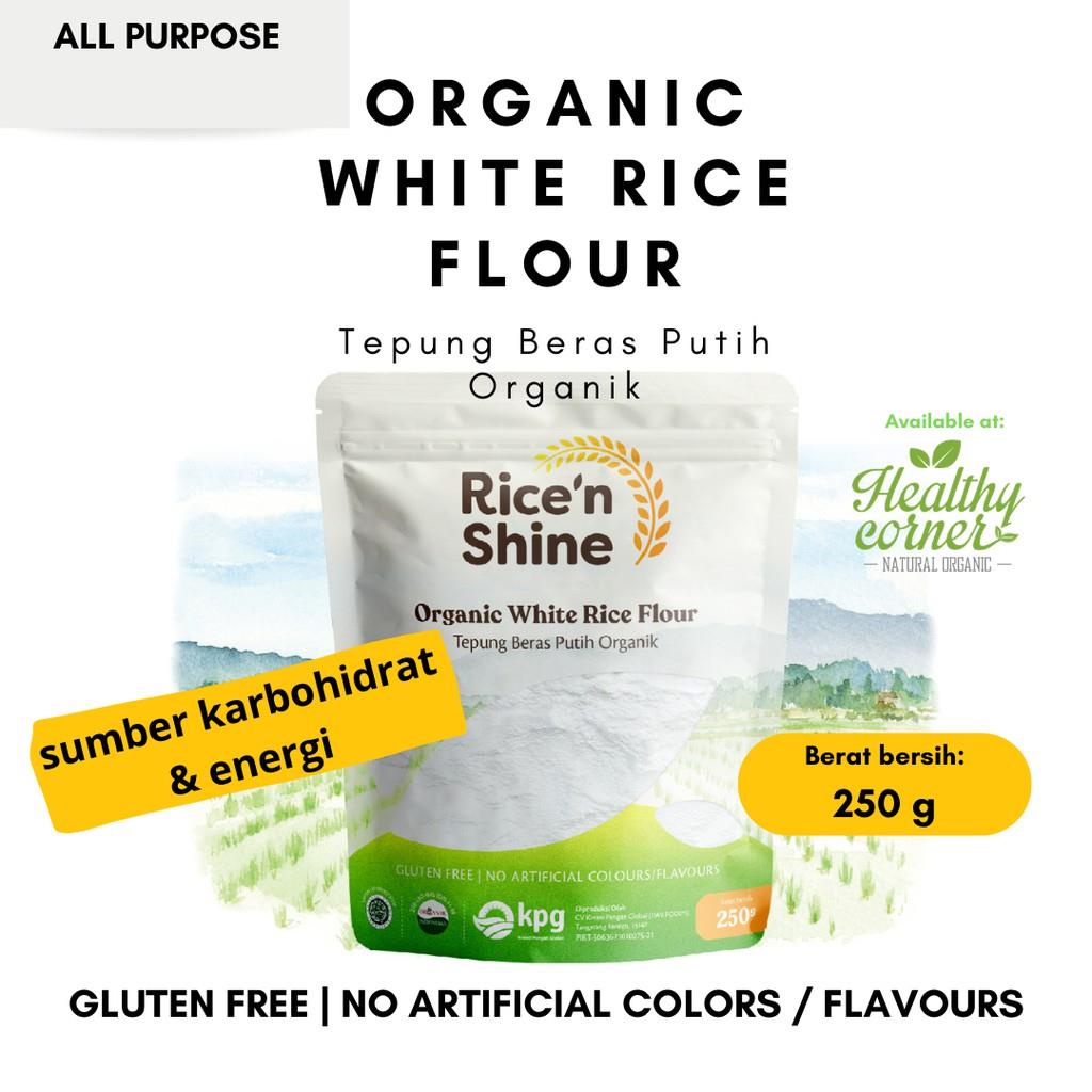 Jual Tepung Beras Organik ( Organic White Rice Flour ) 250g - Rice N ...