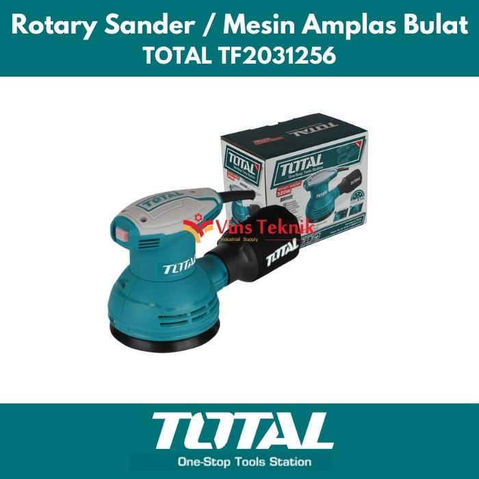 Jual mesin amplas bulat 5 inch TOTAL TF2031256 random orbital sander | Shopee Indonesia