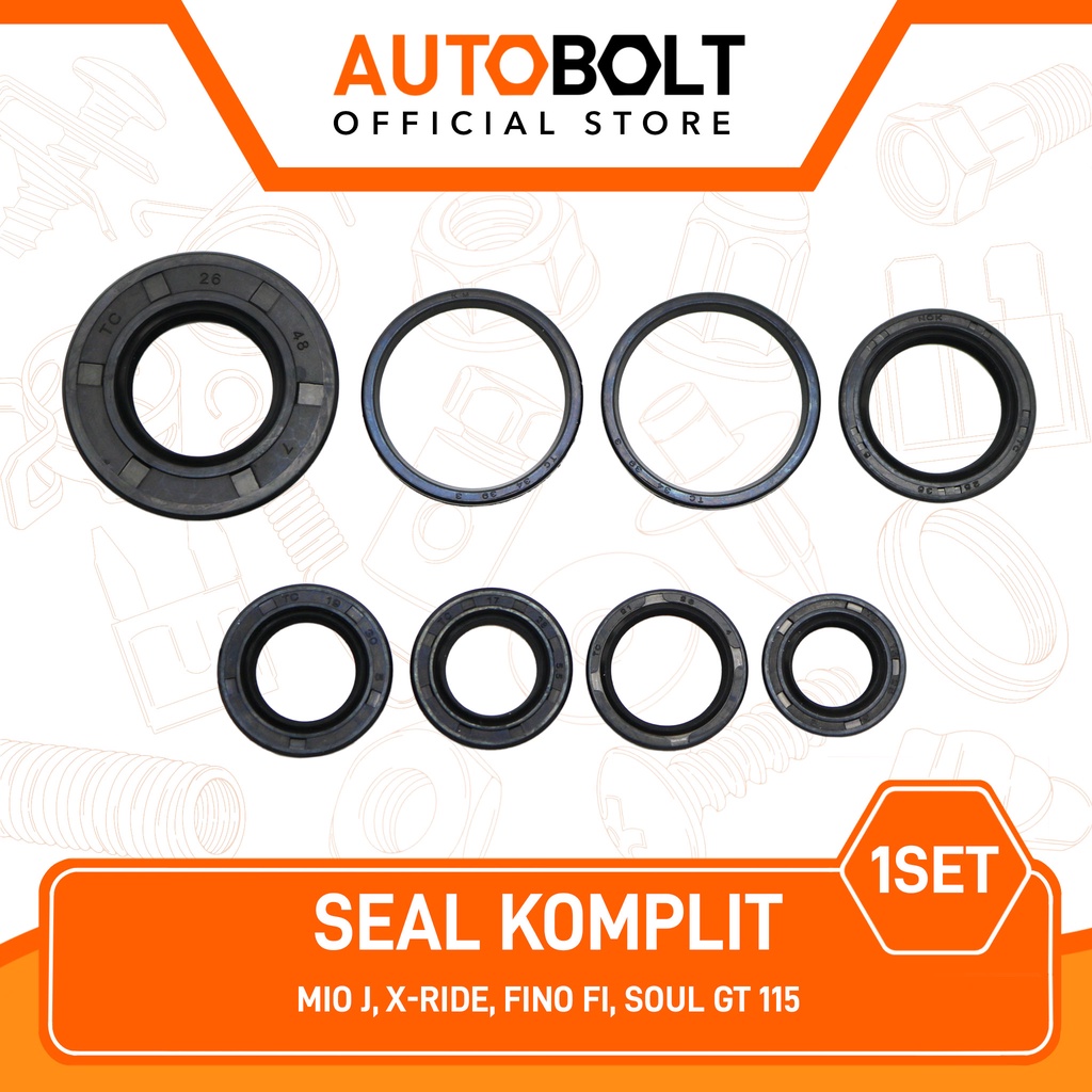 Jual Seal Oli Lengkap Mio J & X-Ride & Fino FI & Soul GT 115 Sil Oil Assy Set Kit Komplet ...