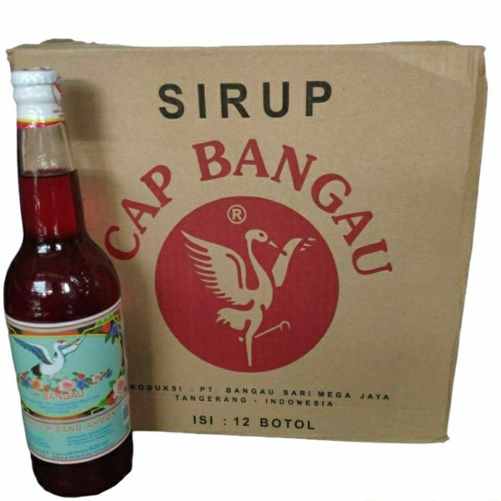 Jual SIRUP BANGAU RASA PISANG AMBON SIROP BANGO 1 KARTON ISI 12 BOTOL ...
