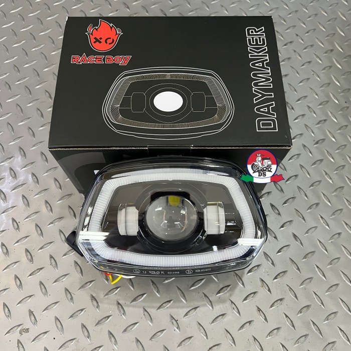 Jual Headlamp LED Daymaker With O RIng DRL Race Boy Raceboy Vespa ...