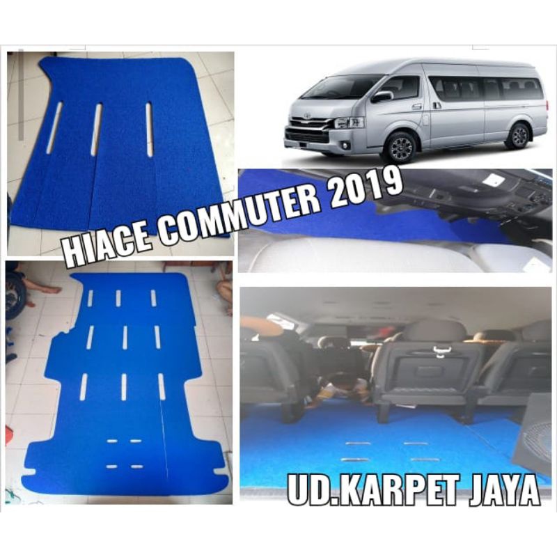 Jual KARPET MOBIL HIACE COMMUTER DAN HIACE PREMIO BAHAN 1 WARNA FULL ...