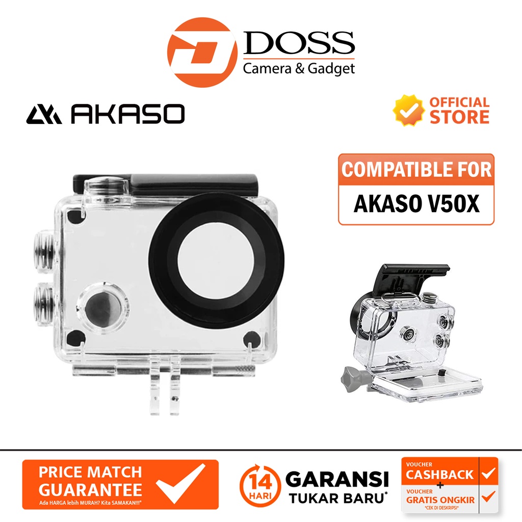 Jual Akaso V50X Waterproof Case Underwater Housing Camera V50 X ...