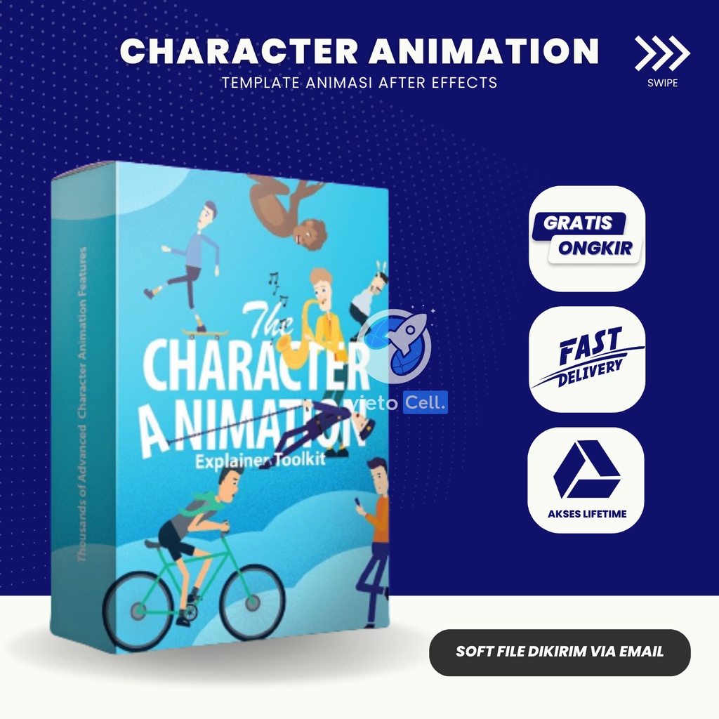 Jual CHARACTER ANIMATION TOOLKIT AE - After Effects Template Animasi ...