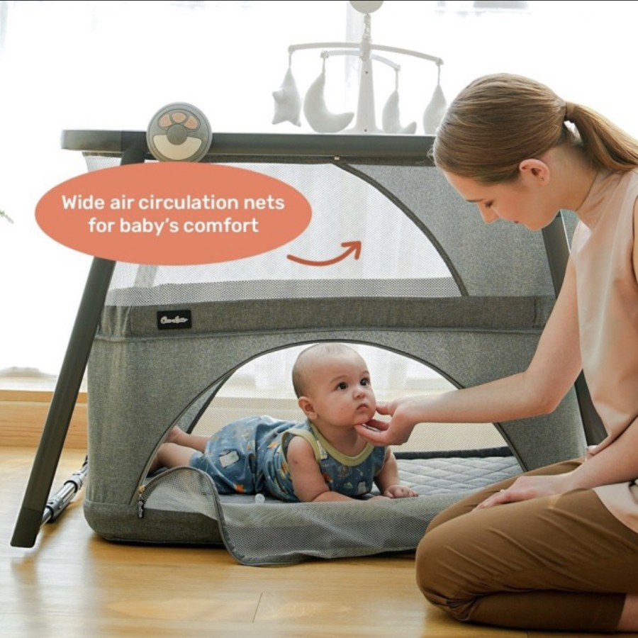 Jual Cocolatte baby box foldway cribs 3in1 tempat tidur bayi travelling ...