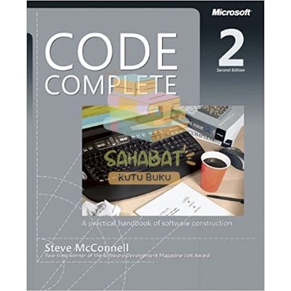 Jual BUKU CODE COMPLETE 2ND SECOND EDITION - STEVE MCCONNELL | Shopee ...