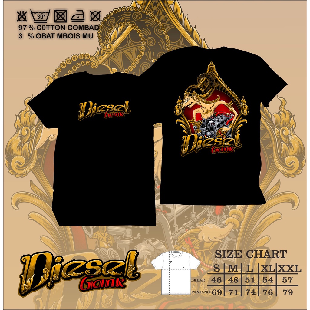 Jual DIESEL GANK KAOS DIESEL KAOS JMD POWER DIESEL KAOS WISANGGENI VOL ...