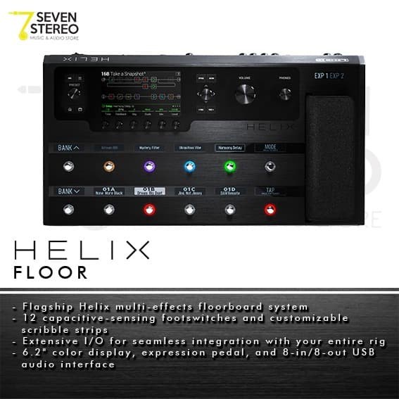 Jual Line 6 Helix Floor Multi Effect Processor | Shopee Indonesia