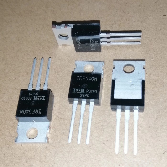 Jual 4 Buah 4Pcs IRF540N IRF540 IRF 540N Mosfet 33A 100V N-Channel To-220 Transistor | Shopee ...