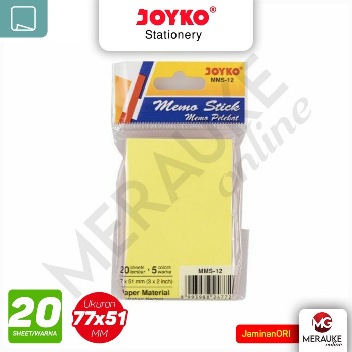 Jual JOYKO Stickey Note MMS-12 | Shopee Indonesia