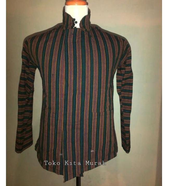 Jual Kebaya dan Sorjan Lurik ホ Baju adat Jawa Surjan Lurik / Baju Jawa sunan Kalijaga - baju ...